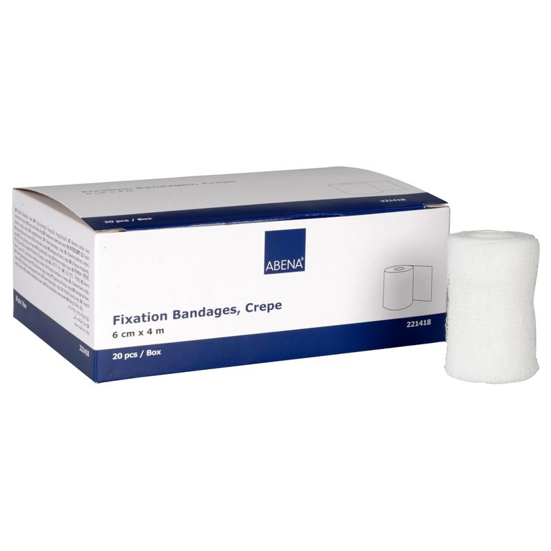 ABENA Fixation Bandages |4mx6cm Bandages and Dressings|20 Bandage Rolls ...