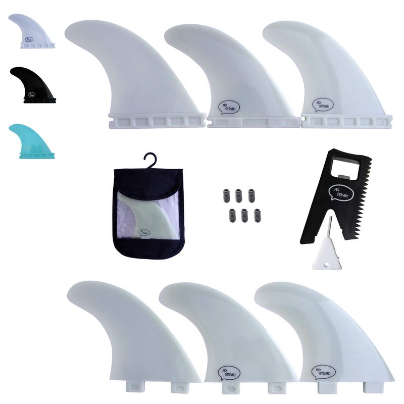 Ho Stevie! FRP Thruster (3) Surfboard Fins - Stronger Than Regular ...