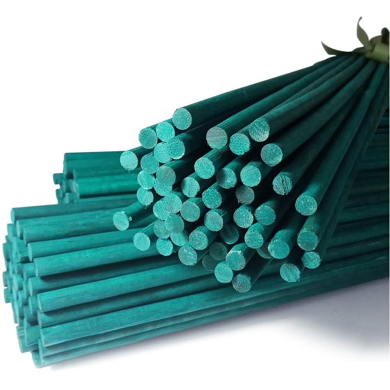 Elixir Gardens Green Split Canes Support Sticks Plant Garden Lily Bulb ...