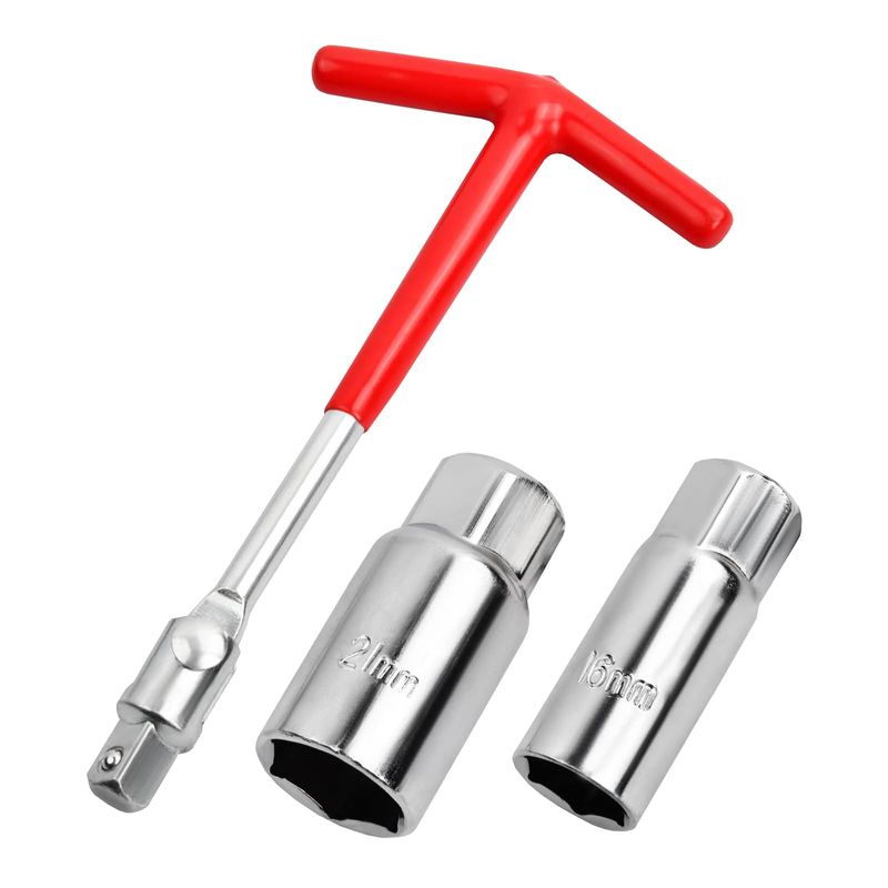 Spark Plug Removal tool, Spark Plug Socket Wrench Set - 16mm and 21mm ...