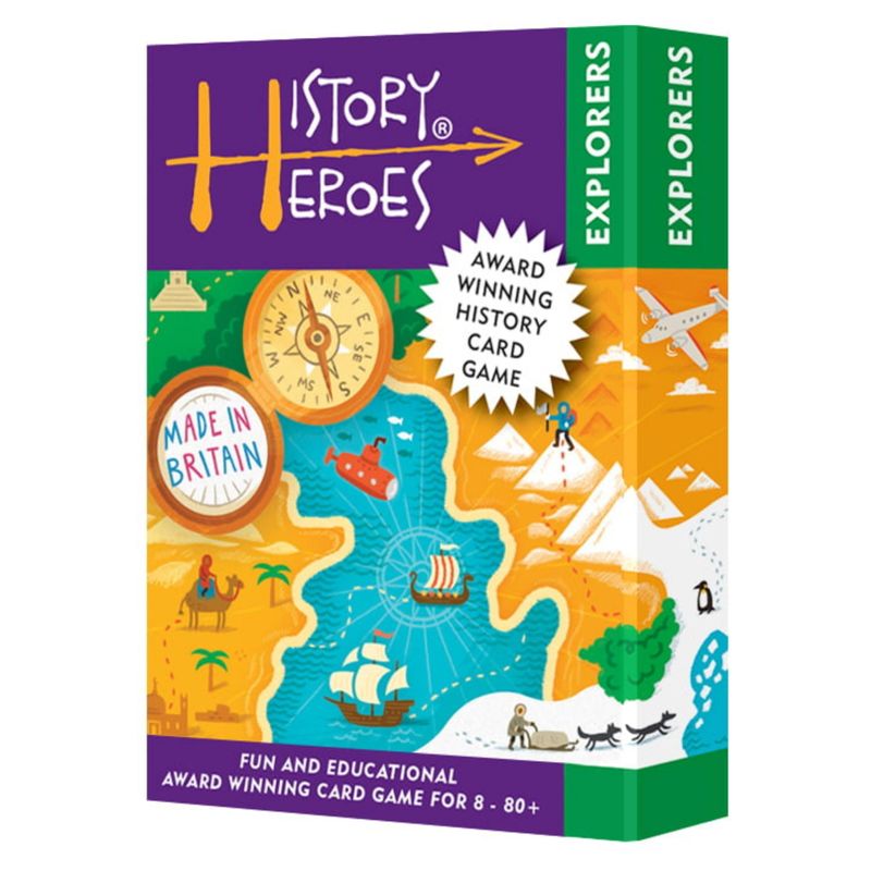 History Heroes: EXPLORERS - History Quiz Card Game for Kids, Adults ...