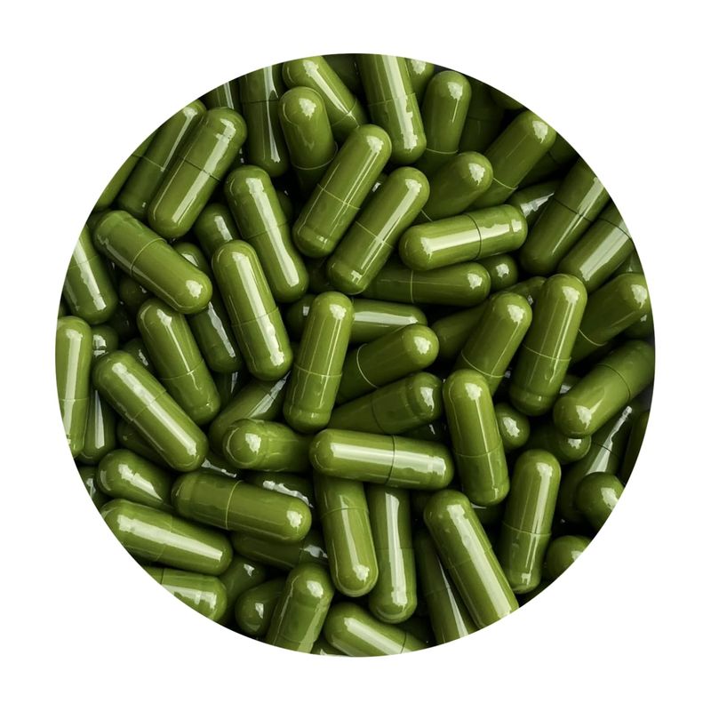 Pure Capsules® Size 0 Dark Green Empty Gelatine Capsule for Self Fill ...