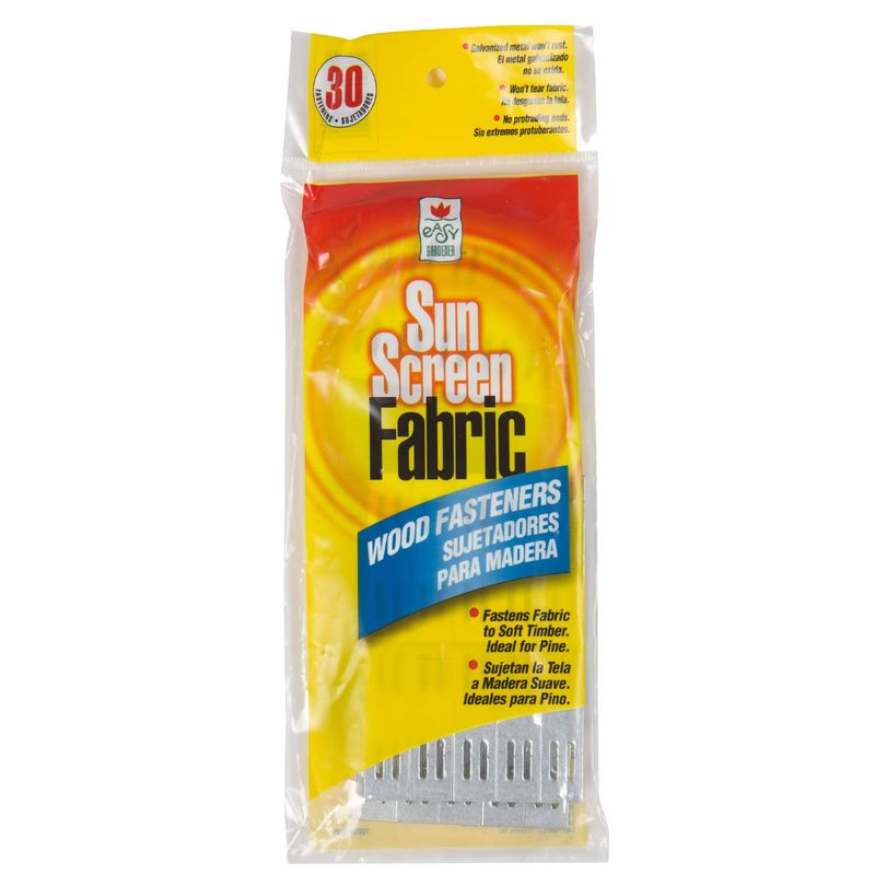 Easy Gardener 70030, Galvanized Wood Fasteners, Sun Screen Accessory ...