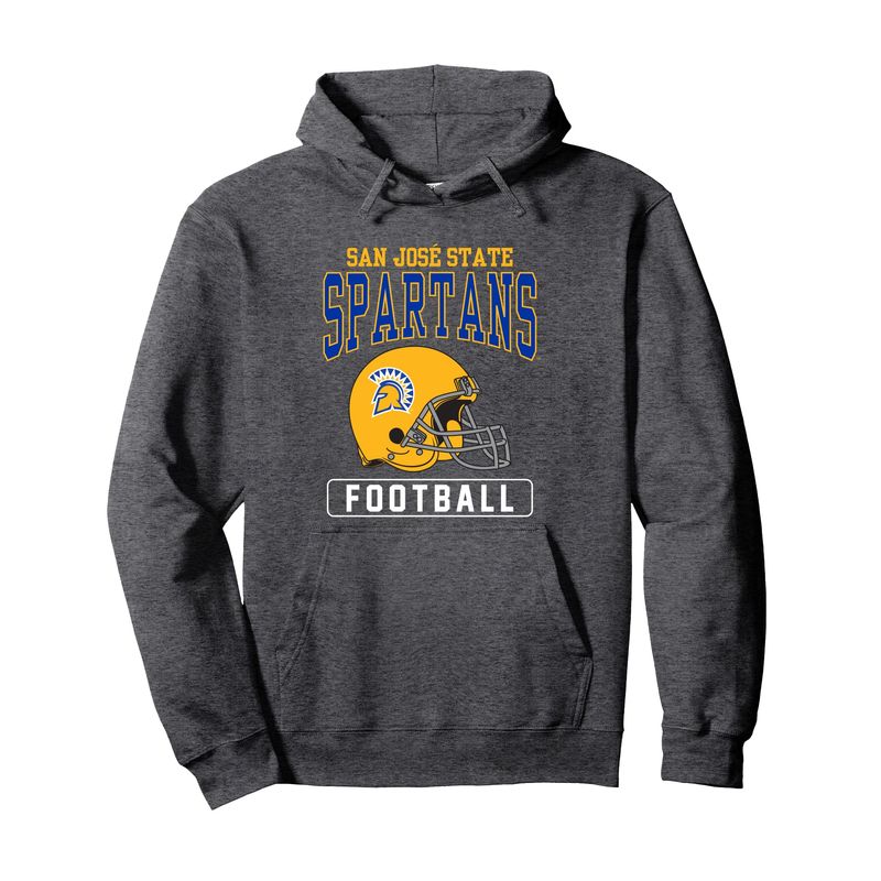 San Jose State University SJSU Spartans Football Helmet Pullover Hoodie ...