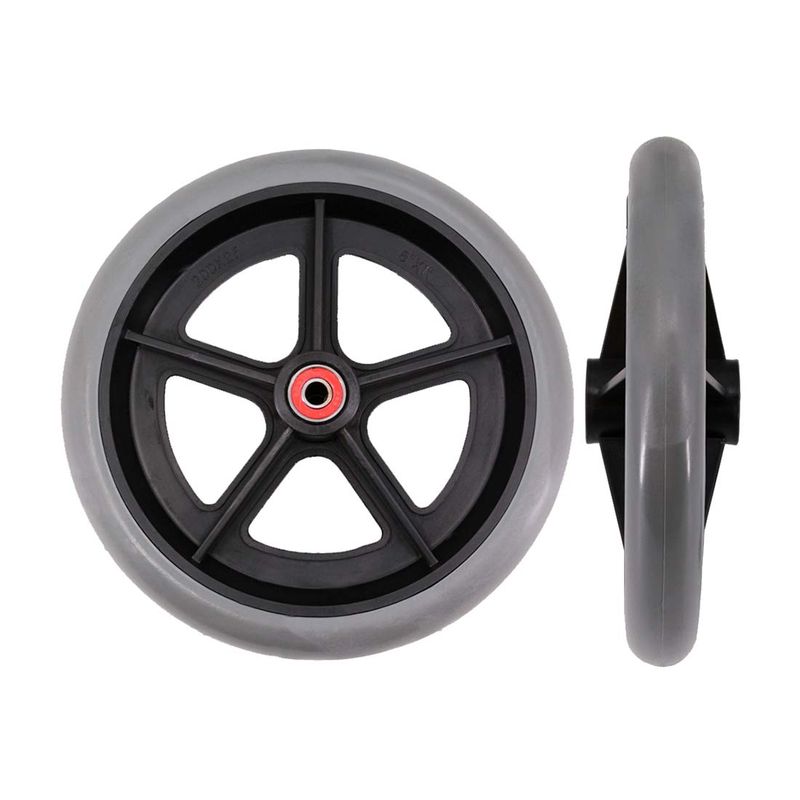 SUNDELY® Rubber Wheel for Wheelchair Scooter Cart Walker Rollator ...