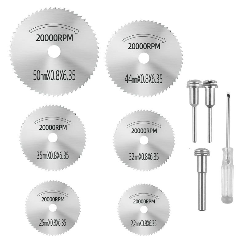 Drill Saw Blades for Dremel Rotary Tool, GOXAWEE, APEXFORGE – 10Pcs ...