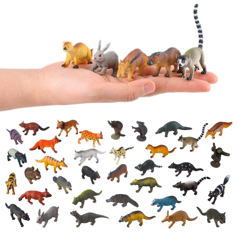 Pretend Play People Set 40 Pcs Wooden Community Helpers Figures ...