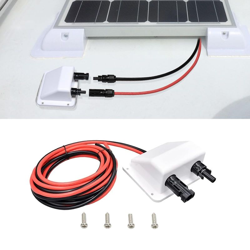 Witproton Waterproof Double Cable Entry Gland with 10Ft 10AWG Soft ...