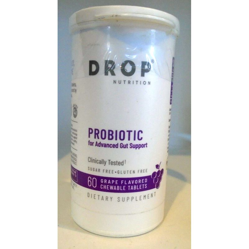 Probiotic Advanced Gut Support 60 Grape Flavored Chewable Tablets 2 ...