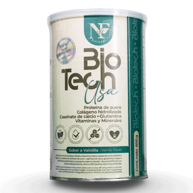 NATURAL FLASH Biotech USA - Whey Protein with Hydrolyzed Collagen ...