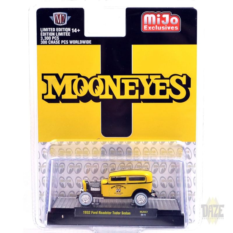 M2 MACHINES M2 Machines 1:64 Scale MiJo Exclusive - 1932 Ford Roadster Tudor Sedan - Moon Eyes ...