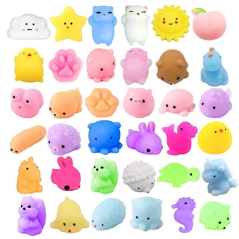 Mochi Squishy Toys , 36 Pcs Mini Squishy Animal Toys Squishy Fidget ...