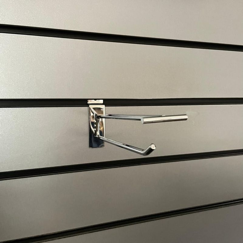 12 Inch Single Prong Slatwall Hook with Overhead Arm for Price Tags ...