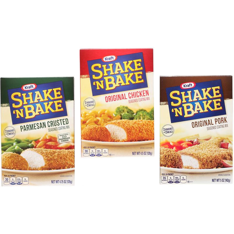 Shake N Bake Variety Bundle: (1) Original Pork 5oz, (1) Original ...