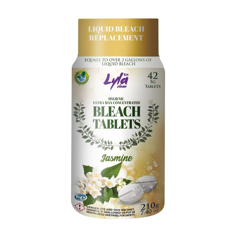 Lyla 3X Clean Ultra Max Bleach Tablets for Laundry and Cleaning. 42 ...