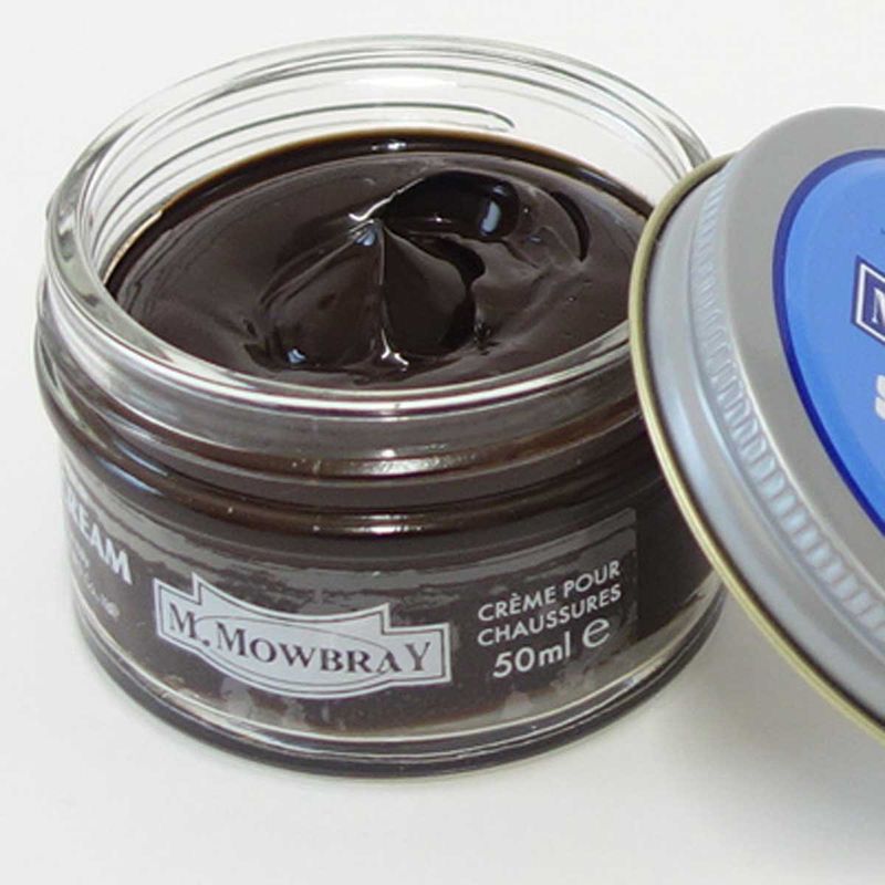 M. Mowbray Cream Puff, 1.7 fl oz (50 ml), Dark Brown, 10 │ Leather Oil & Leather Cream - Online ...
