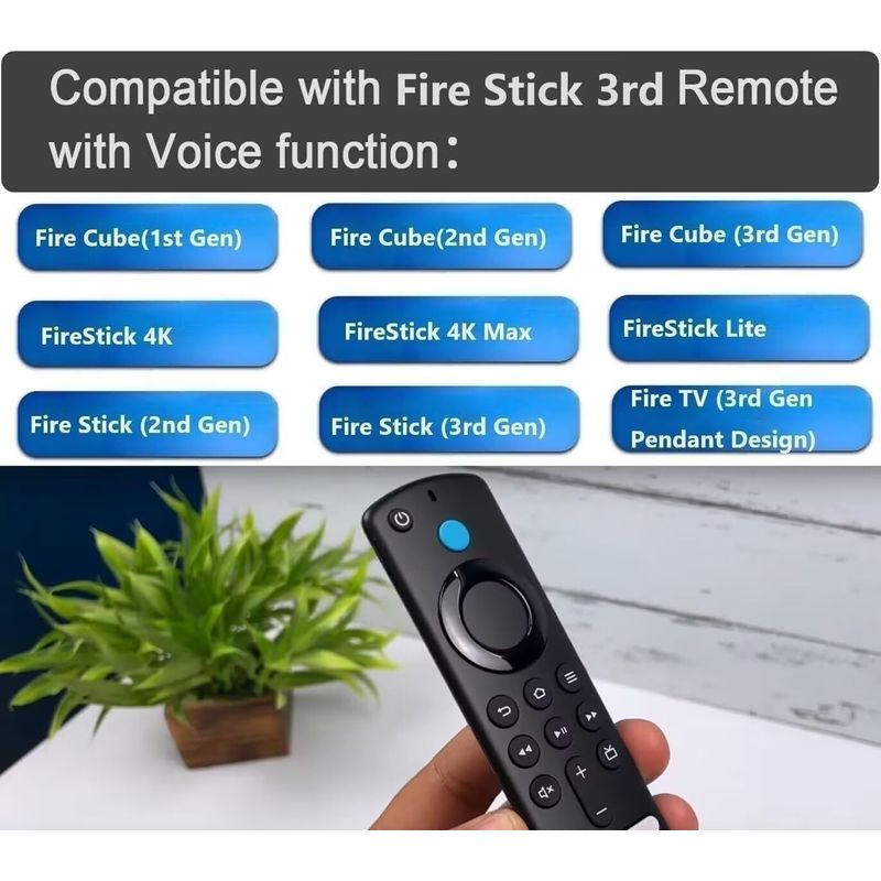 Remote Replacement Control for Stick 2nd Gen, 3rd Gen, Lite, 4K,4K MAX ...