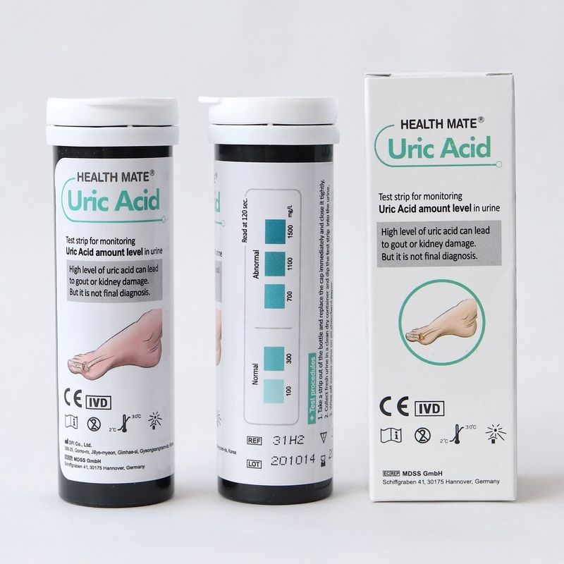 [Same-day delivery] Uric acid meter uric acid test stick type gout ...