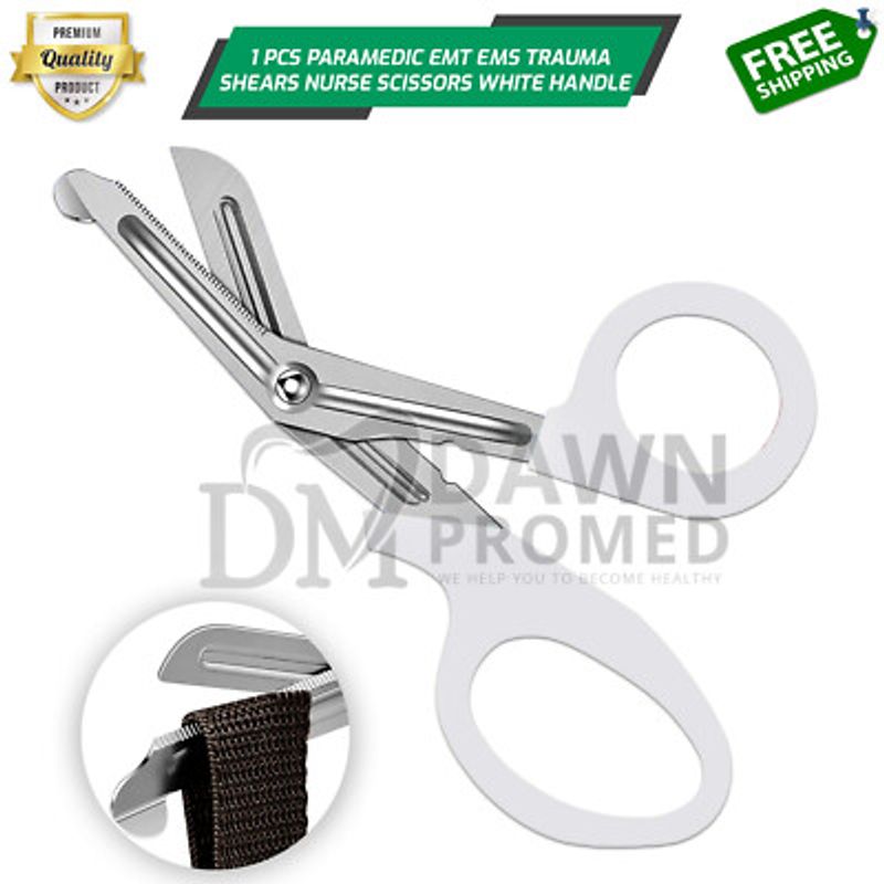 Paramedic EMT EMS Trauma Shear Nurse Scissor First Aid 5.5" White German Grade - Online ...