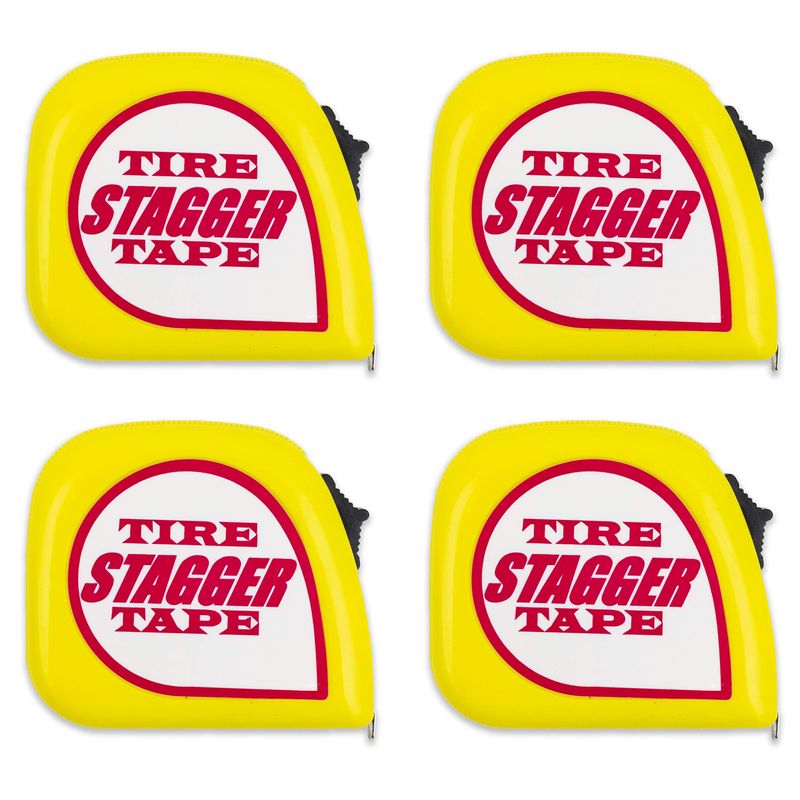 10' Tire Stagger Tape Measure with Magnetic Back (4 Pack) - Online ...