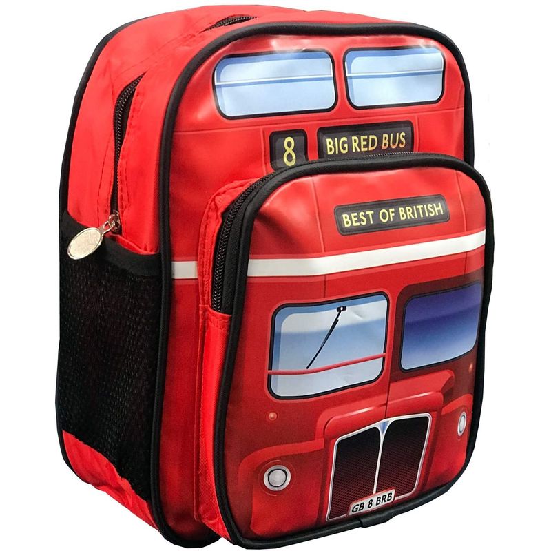 London Bus Kids School Bag Best of British Backpack Rucksack Water ...