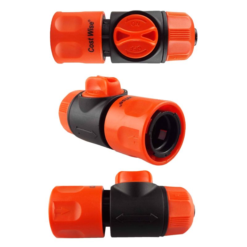 end Connector with Flow Control Valve Universal Garden Hose end ...