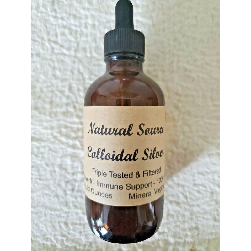3 Bottles of Natural Source Ultra Colloidal Silver 1000 PPM - 4oz ...