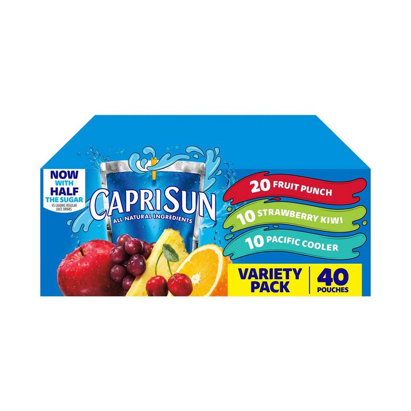 Capri Sun Variety Pack 6 fl oz Pouches (40 Pack) – Juice Drink Mix ...