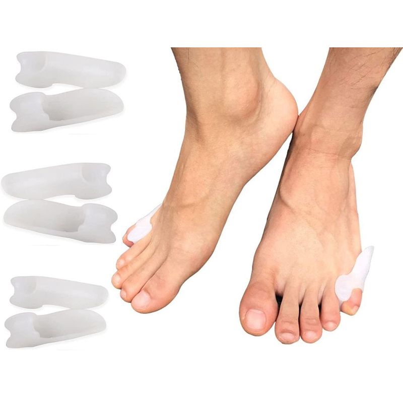 Pedimend™ Silicone Gel Pinky Toe Alignment Separator - 6 Pieces ...