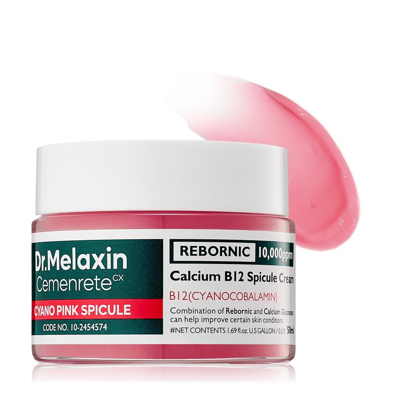Dr.Melaxin Cemenrete Cyano Pink Spicule Cream with Calcium, Vitamin B12 ...