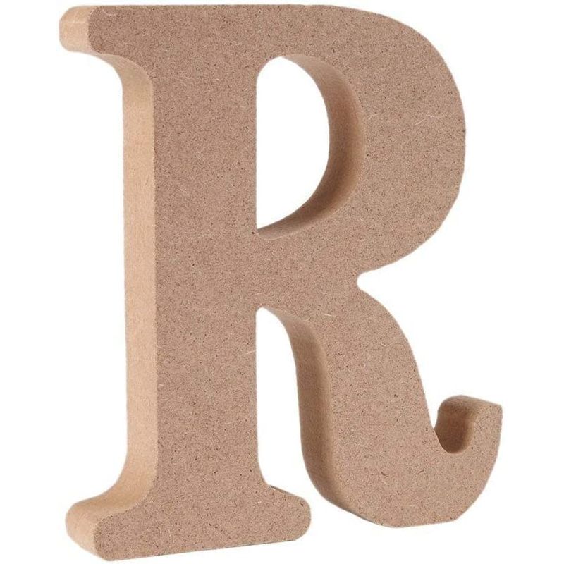 Wooden MDF Letter R - Size 8cm Tall - Free Standing Wooden Letters for ...