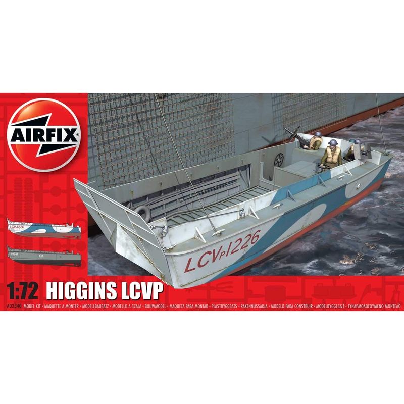 Airfix Model Set - A02340 Higgins LCVP Model Building Kit - Plastic ...