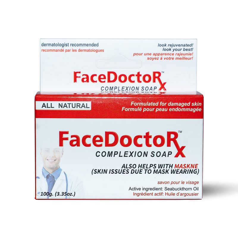 FACEDOCTOR Complexion Soap - Natural Acne Bar Soap for Face - Cleansing ...