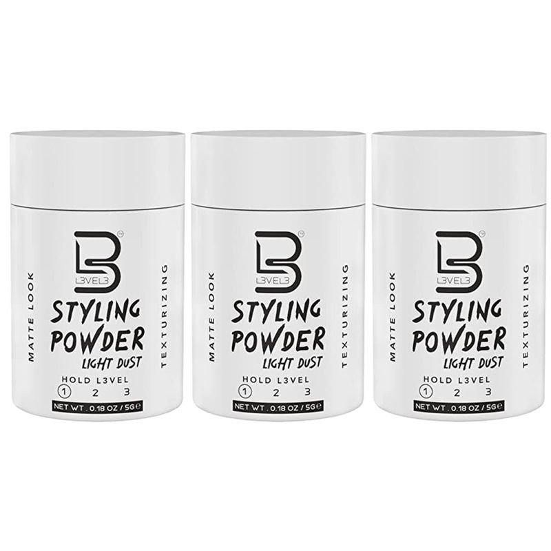 L3 - Travel Styling Powder - Small 0.18 oz for Travel - Natural Look ...