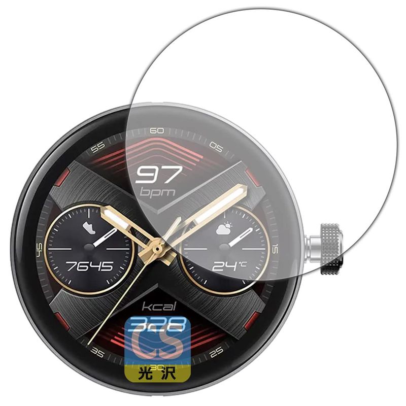 PDA Koubou HUAWEI WATCH GT Cyber Crystal Shield Protective Film Glossy ...