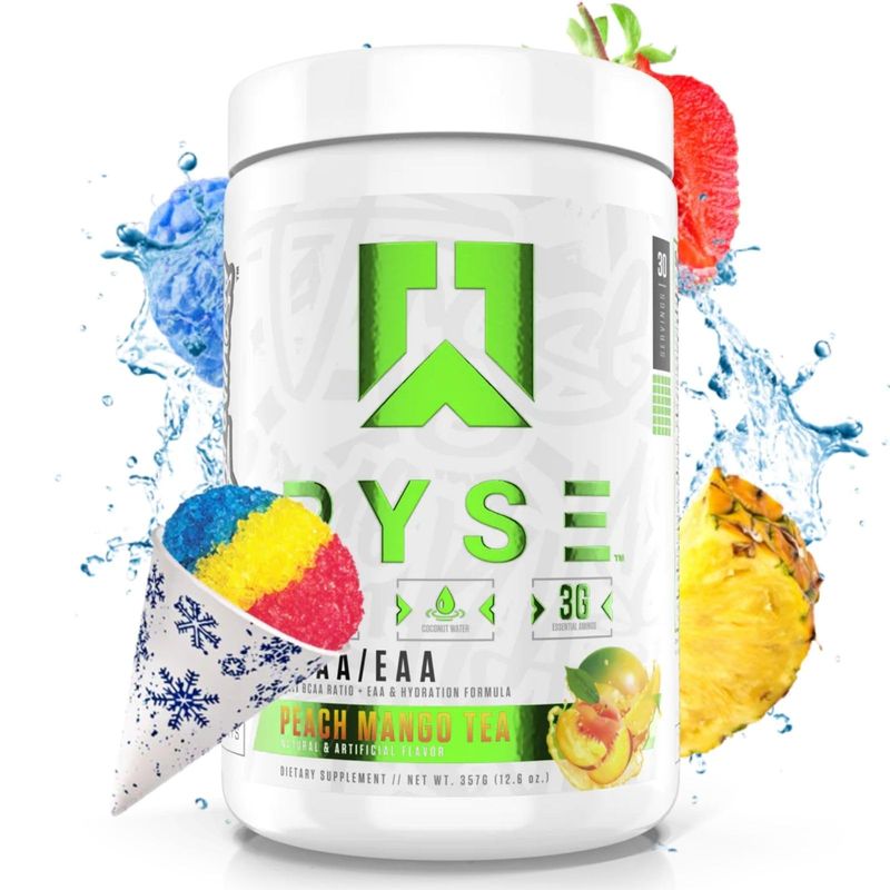 RYSE Up Supplements Core Series BCAA+EAA | Recover, Hydrate, and Build ...
