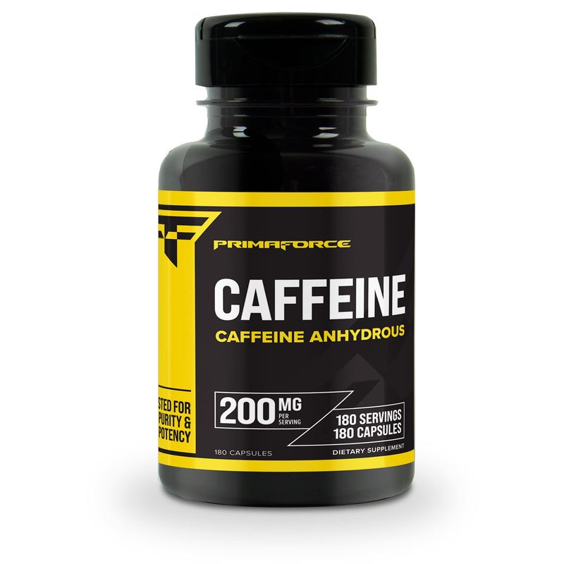 Primaforce Caffeine Pills 200mg, 180 Capsules - Online Marketplace ...