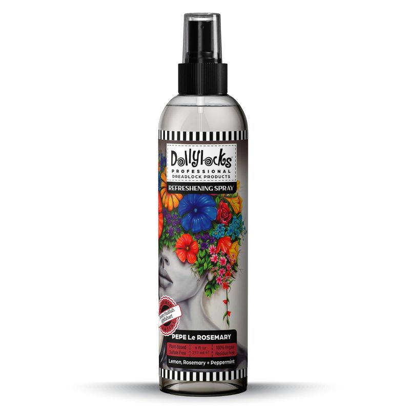 Dollylocks Dreadlock Refreshening Spray for Locs - Pepe Le Rosemary ...