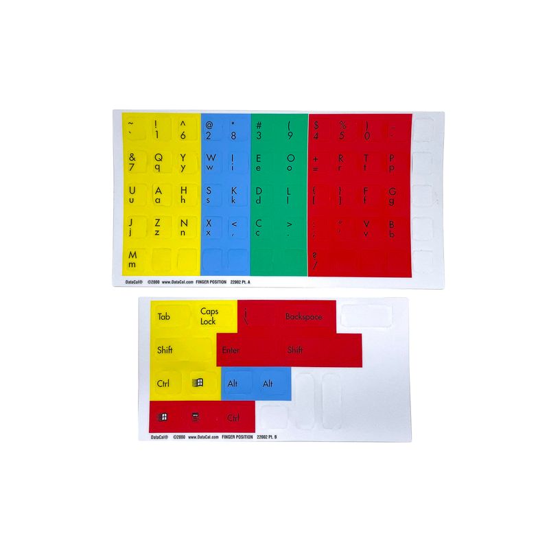Finger Position Keyboard Stickers Labels Decals for the Beginning ...