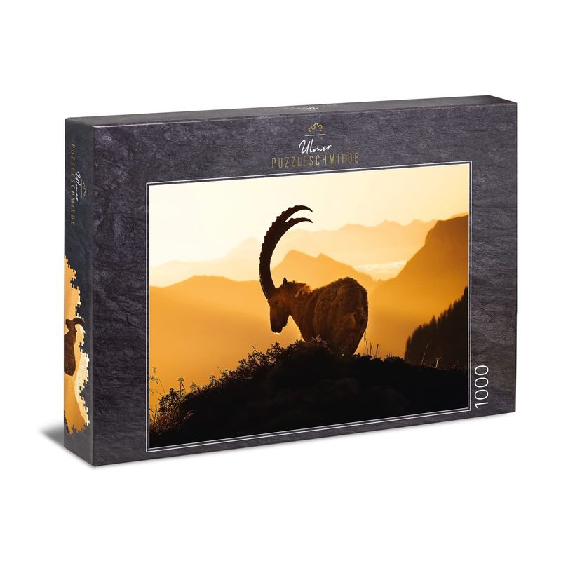 Ulmer Puzzleschmiede - Animal Puzzle "Alpine King" - Classic 1000-piece ...