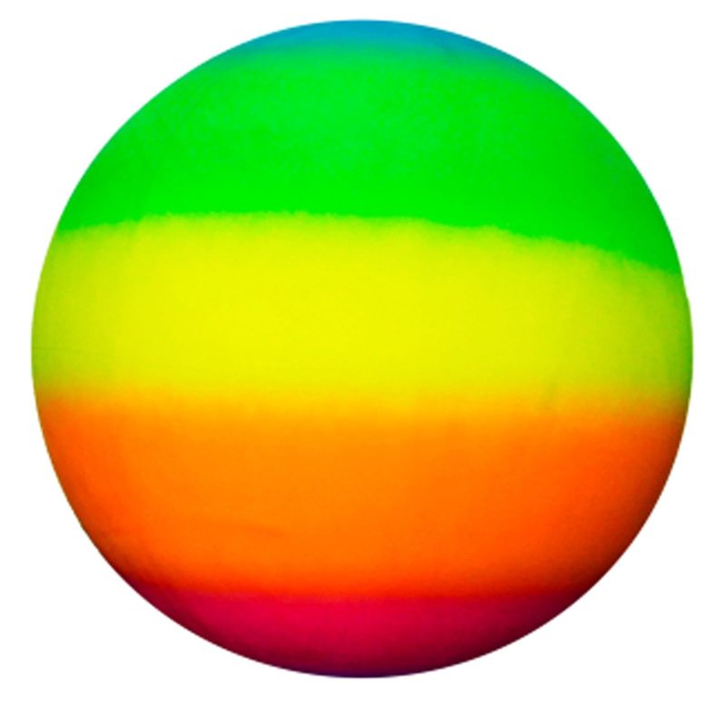 PNJB Mega Rainbow Rubber Ball, Vibrant Rubber Beach Ball, Playground ...