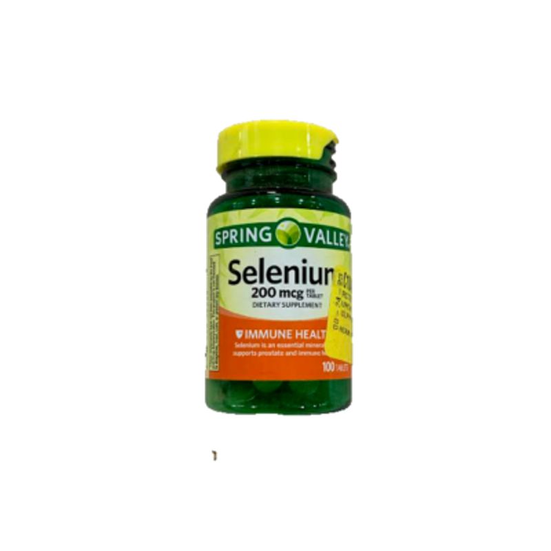 Spring Valley Selenium Immune Health Support 200 Mg Dietary supplement (04/26) - Online ...
