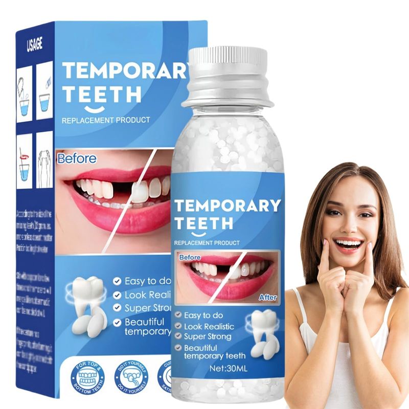 Temporary Tooth Filling Repair Kit,Moldable False Teeth,Chipped Tooth ...