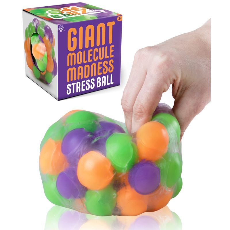 Giant Molecule Stress Ball: Squish, Stretch, and Squeeze This Giant Orb ...