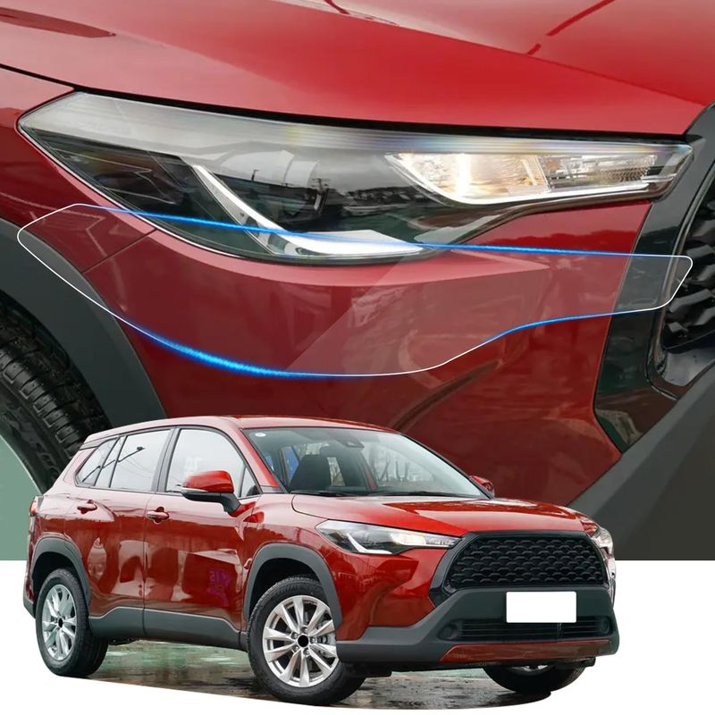 LUNQIN Car Headlight Protection Film for Toyota Corolla Cross 2022 2023 ...