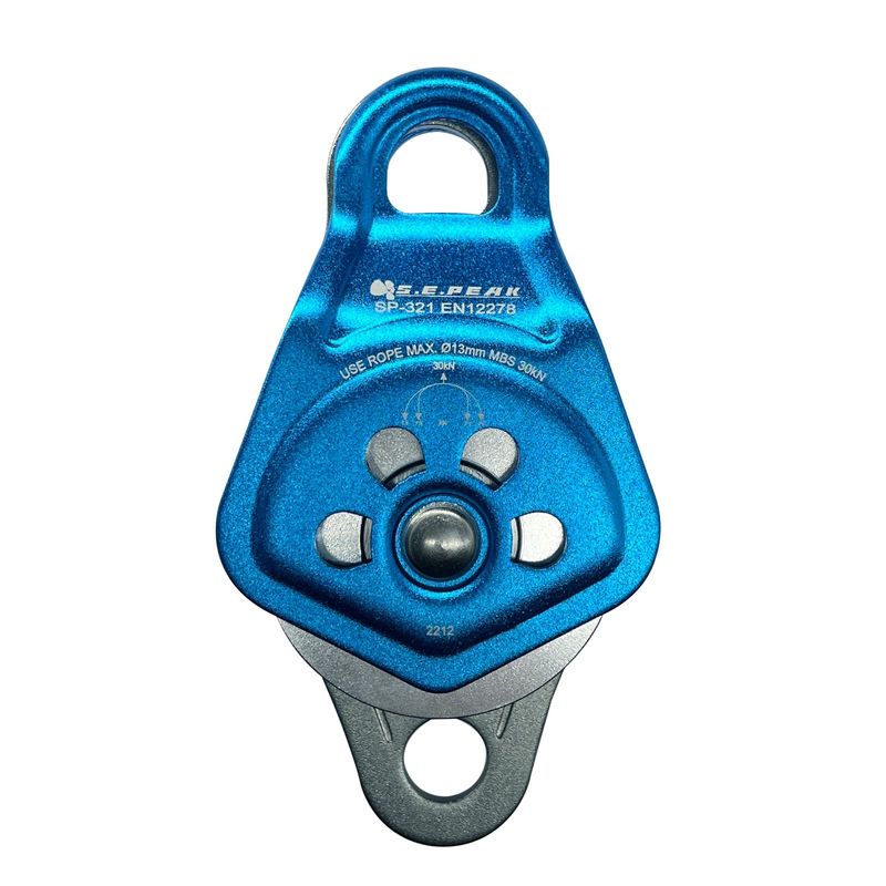 S.E.PEAK 30kN Upgraded Rescue Double Pulley Sheave with Swing Plate,CE ...
