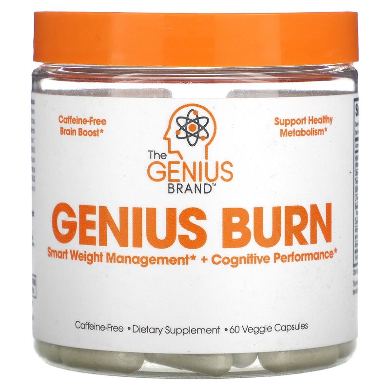 Genius Burn, Caffeine-Free, 60 Veggie Capsules - EveryMarket