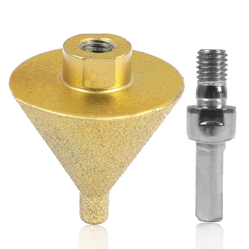 Kodilin Diamond Beveling Chamfer Bits 0-2" Diamond Cone Tile Bit, Angle ...