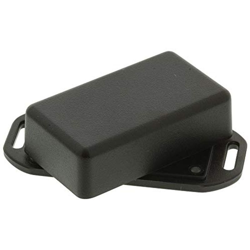 Miniature Plastic Enclosure, Flanged, Body Colour Black, Enclosure ...