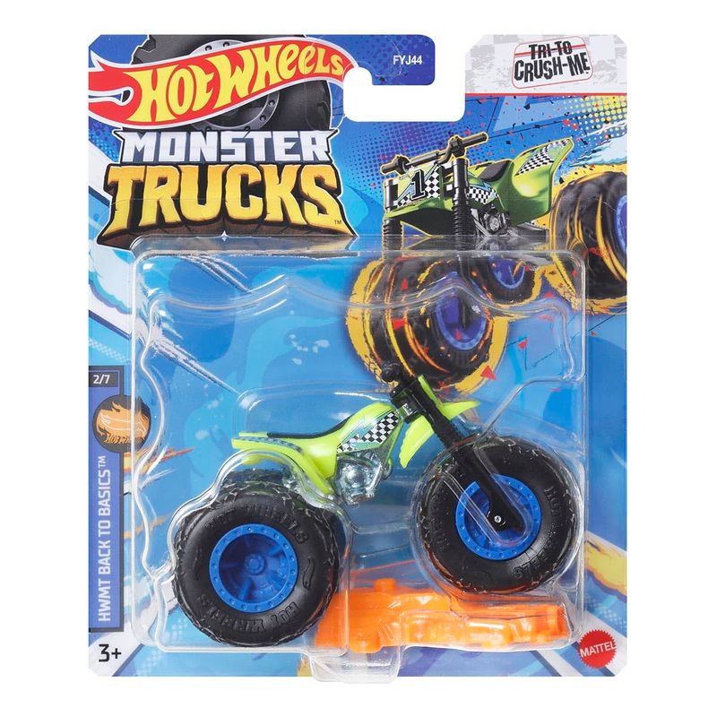 Hot Wheels Monster Trucks Tri to Crush Me, HWMT Back to Basics 5/6 ...